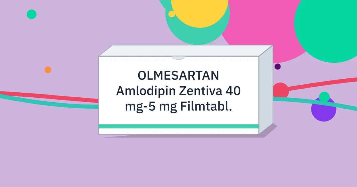 Symbolbild: Packung mit der Aufschrift OLMESARTAN Amlodipin Zentiva 40 mg-5 mg Filmtabl. (PZN 13895688) – Verfügbarkeit und Bezug in Apotheken in Frankfurt am Main