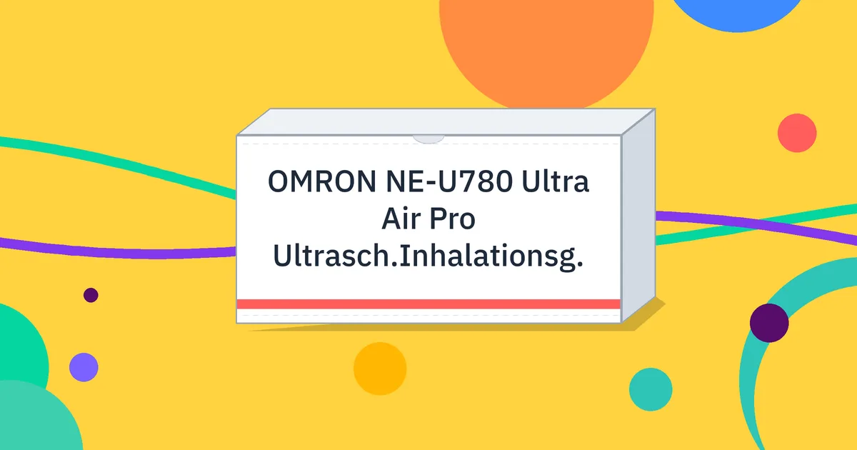 Symbolbild: Packung mit der Aufschrift OMRON NE-U780 Ultra Air Pro Ultrasch.Inhalationsg. (PZN 12608994) – Verfügbarkeit und Bezug in Apotheken in Frankfurt am Main