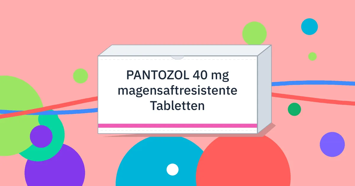 Symbolbild: Packung mit der Aufschrift PANTOZOL 40 mg magensaftresistente Tabletten (PZN 18675767) – Verfügbarkeit und Bezug in Apotheken in Frankfurt am Main