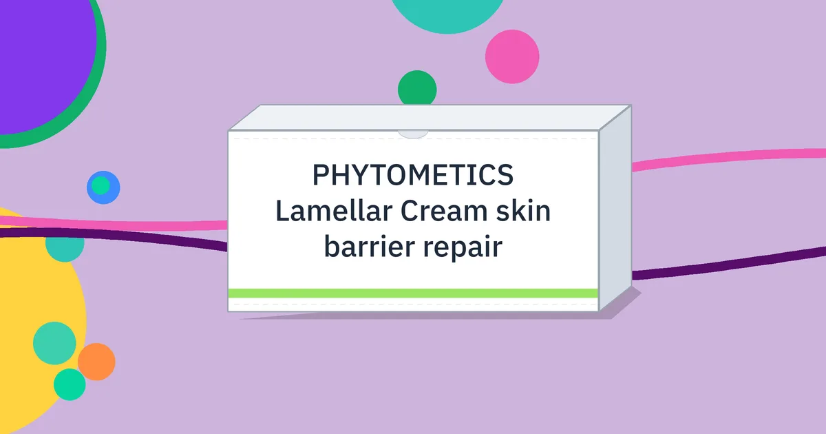 Symbolbild: Packung mit der Aufschrift PHYTOMETICS Lamellar Cream skin barrier repair (PZN 18851253) – Verfügbarkeit und Bezug in Apotheken in Frankfurt am Main