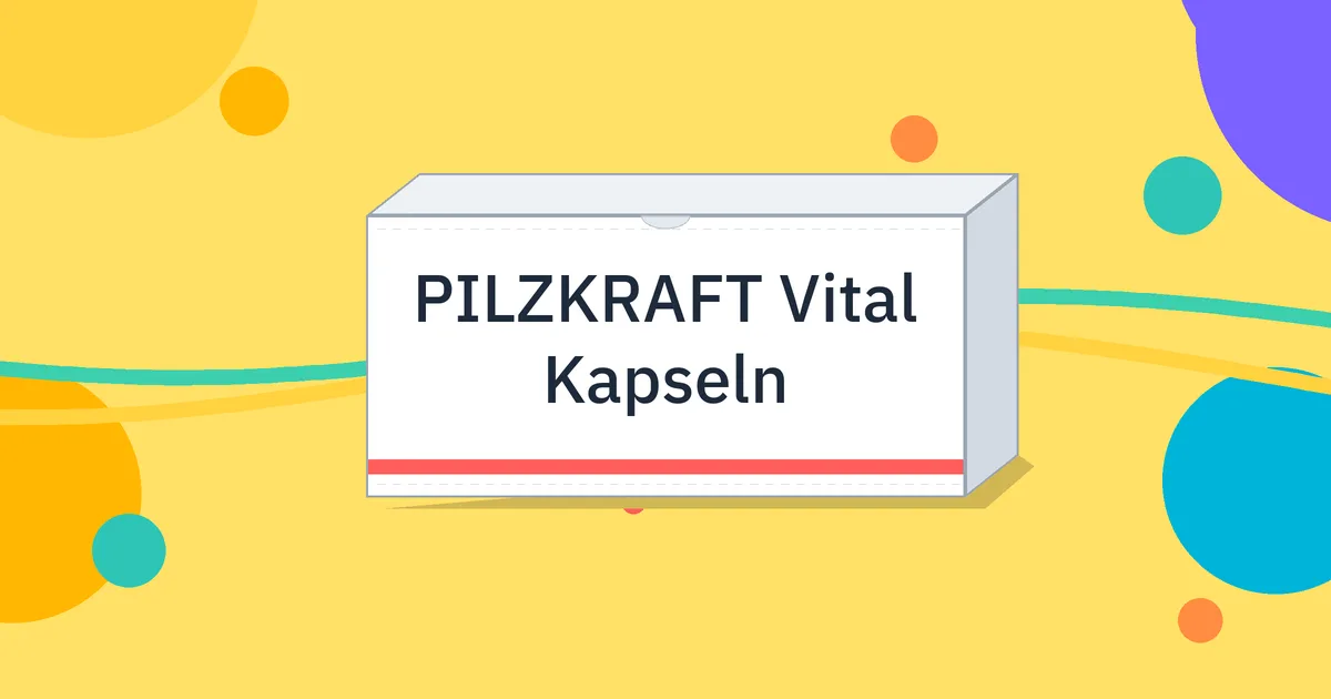 Symbolbild: Packung mit der Aufschrift PILZKRAFT Vital Kapseln (PZN 20385887) – Verfügbarkeit und Bezug in Apotheken in Frankfurt am Main