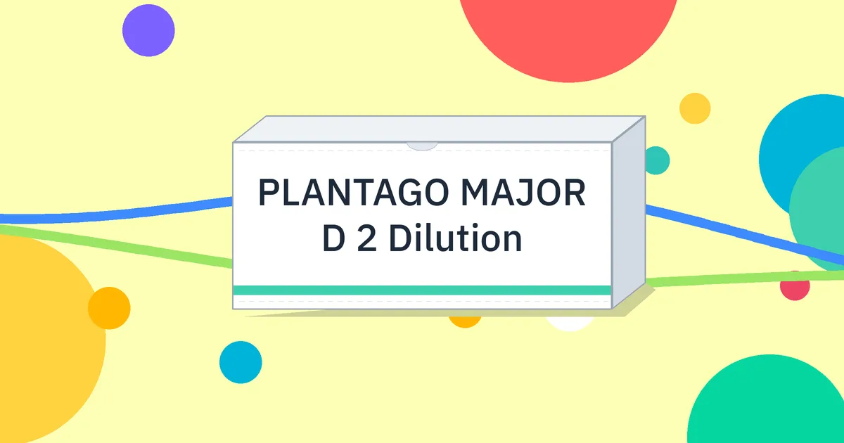Symbolbild: Packung mit der Aufschrift PLANTAGO MAJOR D 2 Dilution (PZN 02124054) – Verfügbarkeit und Bezug in Apotheken in Frankfurt am Main