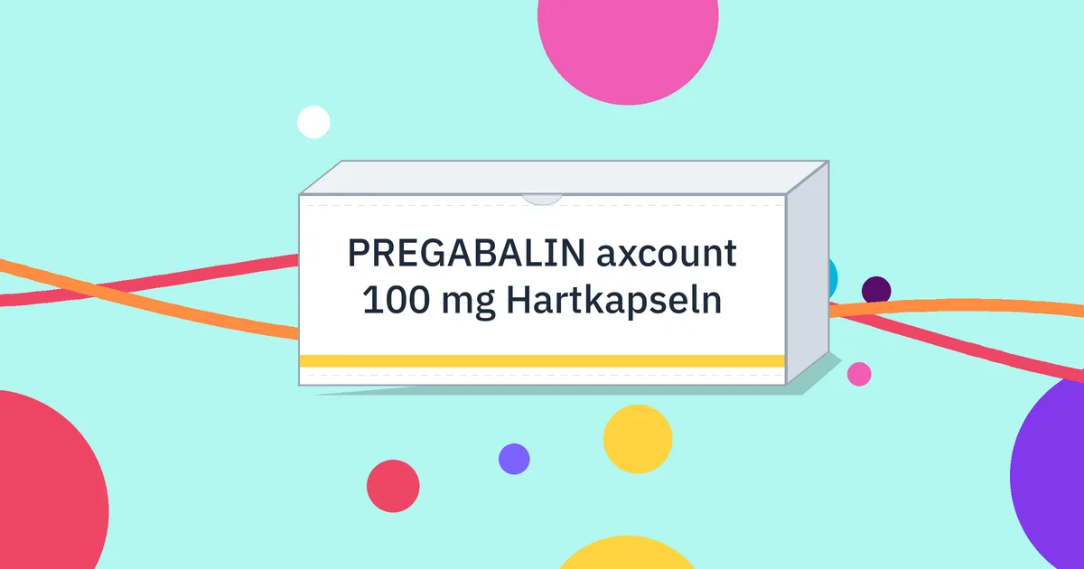 Symbolbild: Packung mit der Aufschrift PREGABALIN axcount 100 mg Hartkapseln (PZN 16360597) – Verfügbarkeit und Bezug in Apotheken in Frankfurt am Main