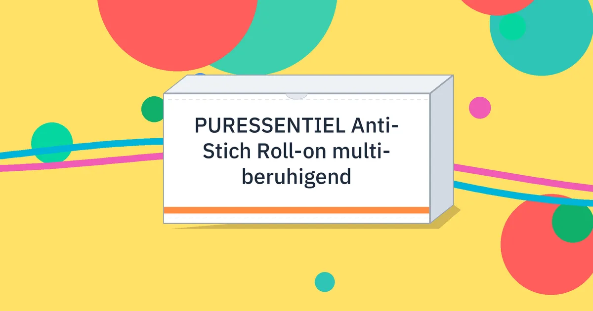 Symbolbild: Packung mit der Aufschrift PURESSENTIEL Anti-Stich Roll-on multi-beruhigend (PZN 16021978) – Verfügbarkeit und Bezug in Apotheken in Frankfurt am Main