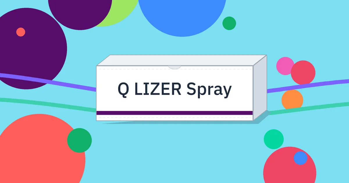 Symbolbild: Packung mit der Aufschrift Q LIZER Spray (PZN 18760510) – Verfügbarkeit und Bezug in Apotheken in Frankfurt am Main