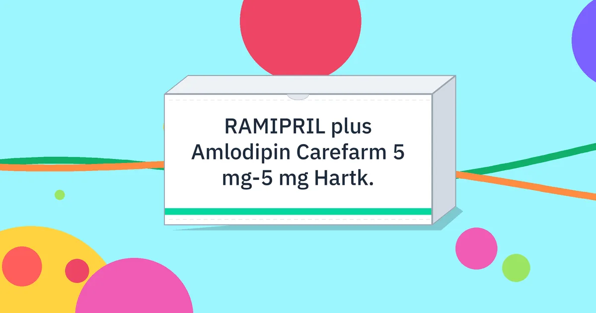Symbolbild: Packung mit der Aufschrift RAMIPRIL plus Amlodipin Carefarm 5 mg-5 mg Hartk. (PZN 19695499) – Verfügbarkeit und Bezug in Apotheken in Frankfurt am Main