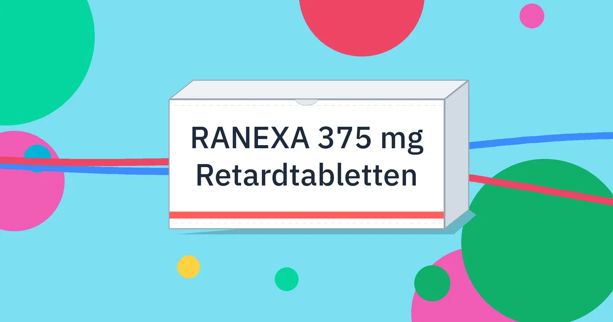 Symbolbild: Packung mit der Aufschrift RANEXA 375 mg Retardtabletten (PZN 00138715) – Verfügbarkeit und Bezug in Apotheken in Frankfurt am Main
