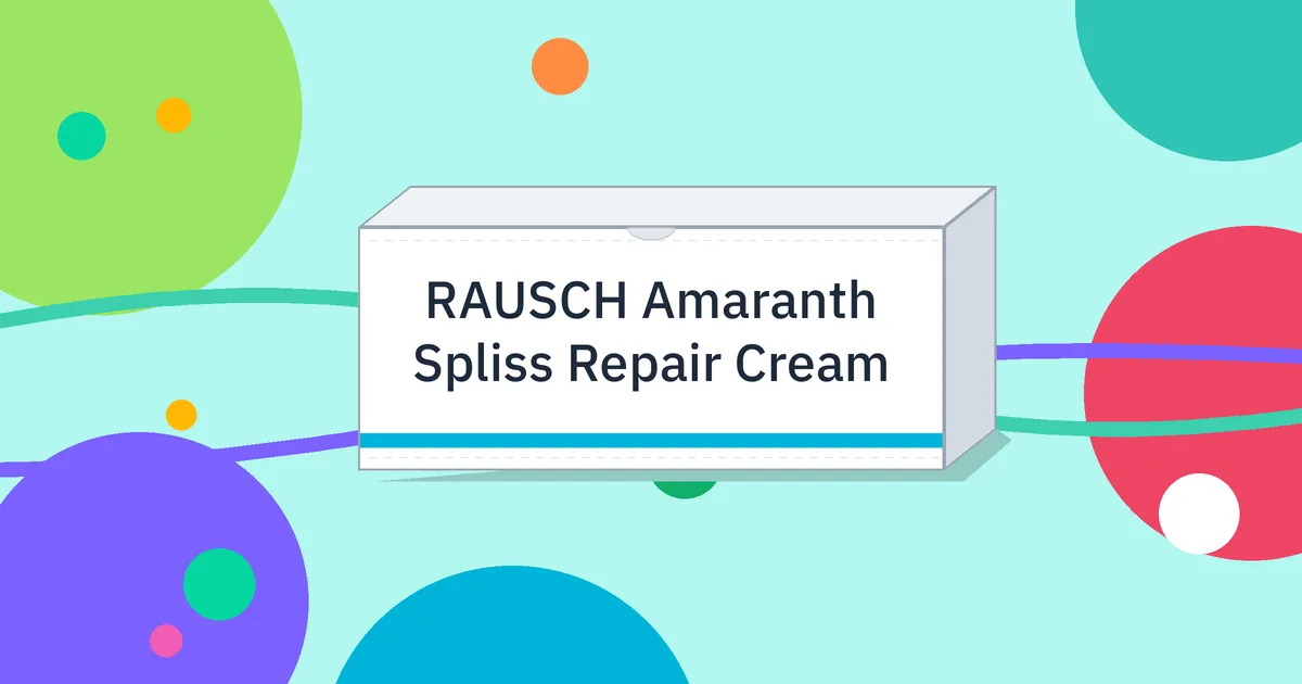 Symbolbild: Packung mit der Aufschrift RAUSCH Amaranth Spliss Repair Cream (PZN 11012727) – Verfügbarkeit und Bezug in Apotheken in Frankfurt am Main