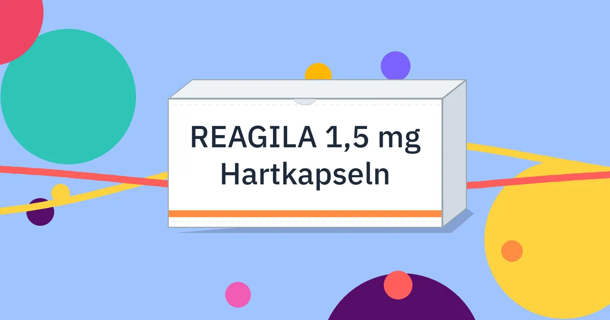 Symbolbild: Packung mit der Aufschrift REAGILA 1,5 mg Hartkapseln (PZN 14016453) – Verfügbarkeit und Bezug in Apotheken in Frankfurt am Main