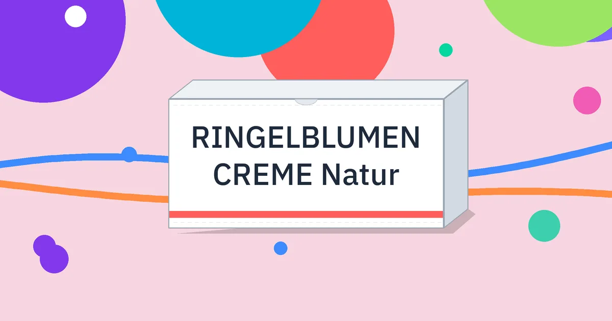 Symbolbild: Packung mit der Aufschrift RINGELBLUMEN CREME Natur (PZN 18188174) – Verfügbarkeit und Bezug in Apotheken in Frankfurt am Main