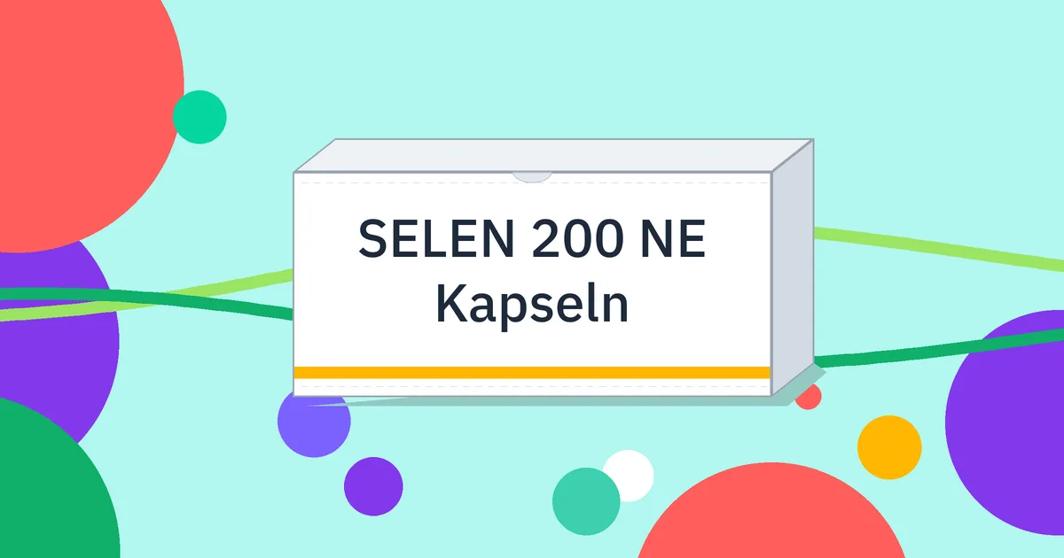 Symbolbild: Packung mit der Aufschrift SELEN 200 NE Kapseln (PZN 15407291) – Verfügbarkeit und Bezug in Apotheken in Frankfurt am Main