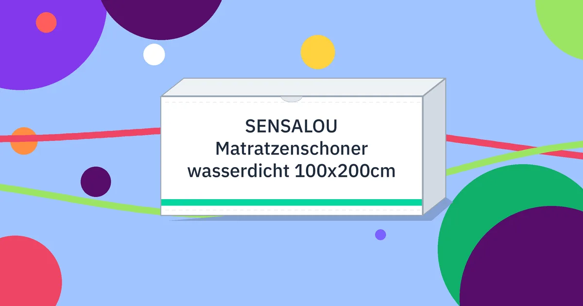 Symbolbild: Packung mit der Aufschrift SENSALOU Matratzenschoner wasserdicht 100x200cm (PZN 16872015) – Verfügbarkeit und Bezug in Apotheken in Frankfurt am Main