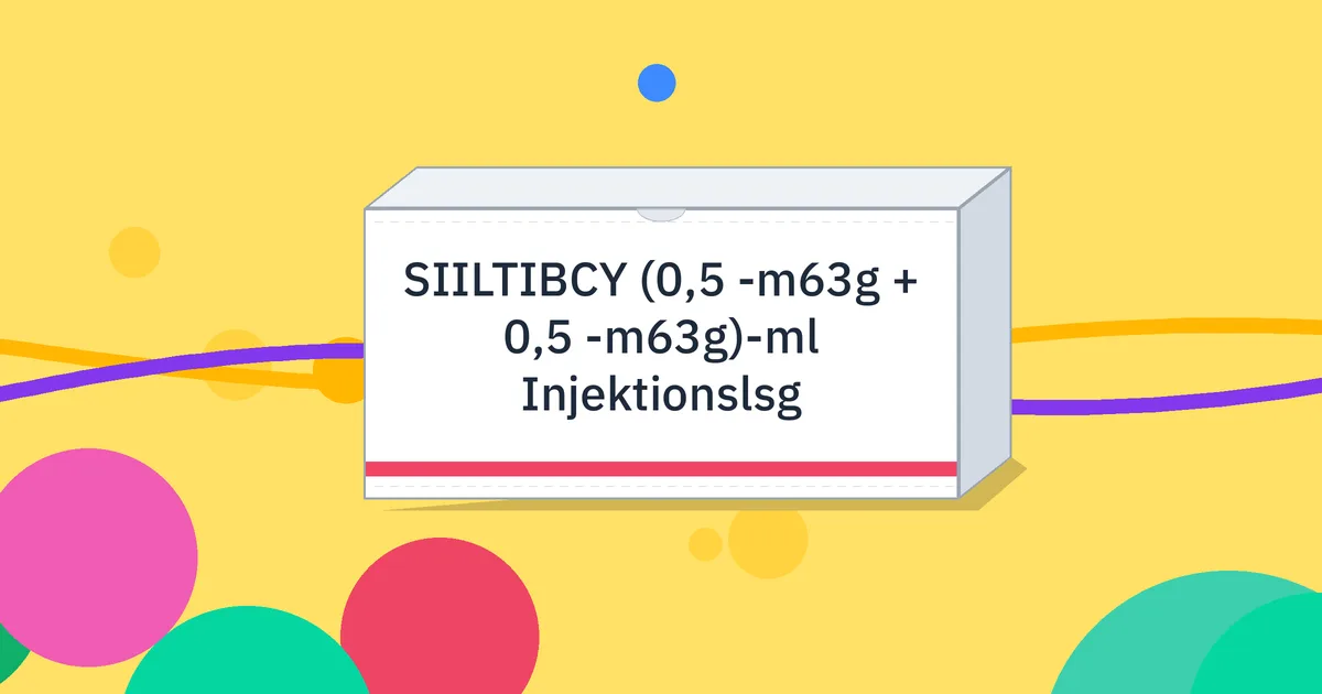 Symbolbild: Packung mit der Aufschrift SIILTIBCY (0,5 -m63g + 0,5 -m63g)-ml Injektionslsg (PZN 20321545) – Verfügbarkeit und Bezug in Apotheken in Frankfurt am Main
