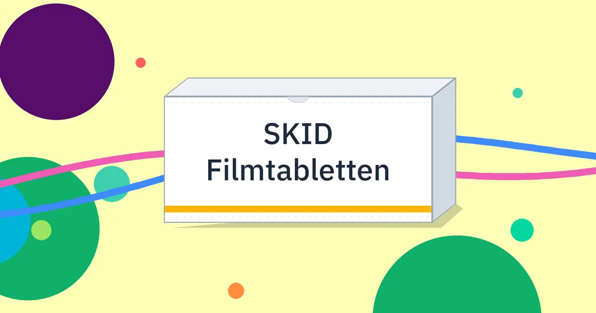 Symbolbild: Packung mit der Aufschrift SKID Filmtabletten (PZN 04421684) – Verfügbarkeit und Bezug in Apotheken in Frankfurt am Main