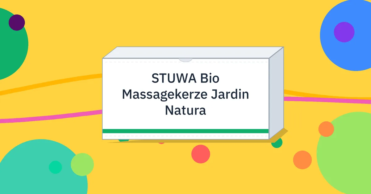 Symbolbild: Packung mit der Aufschrift STUWA Bio Massagekerze Jardin Natura (PZN 15878079) – Verfügbarkeit und Bezug in Apotheken in Frankfurt am Main