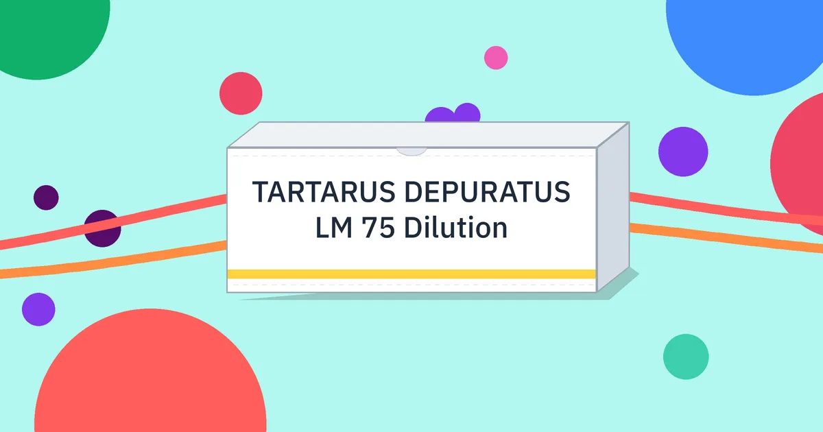 Symbolbild: Packung mit der Aufschrift TARTARUS DEPURATUS LM 75 Dilution (PZN 13688630) – Verfügbarkeit und Bezug in Apotheken in Frankfurt am Main
