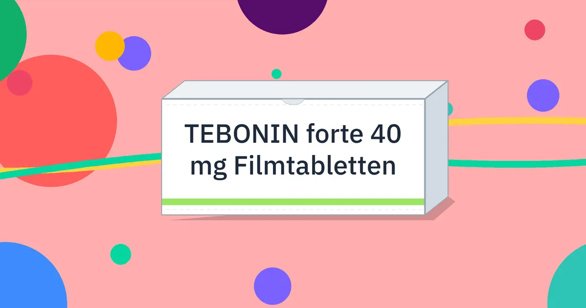 Symbolbild: Packung mit der Aufschrift TEBONIN forte 40 mg Filmtabletten (PZN 04247370) – Verfügbarkeit und Bezug in Apotheken in Frankfurt am Main