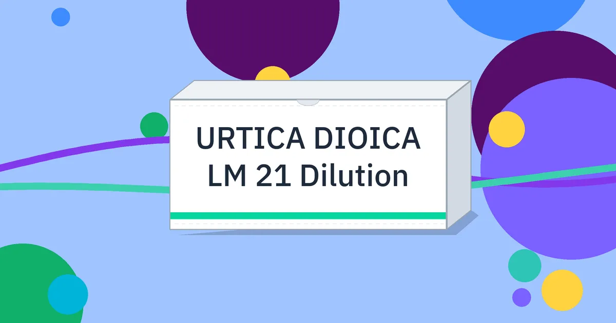 Symbolbild: Packung mit der Aufschrift URTICA DIOICA LM 21 Dilution (PZN 13257344) – Verfügbarkeit und Bezug in Apotheken in Frankfurt am Main
