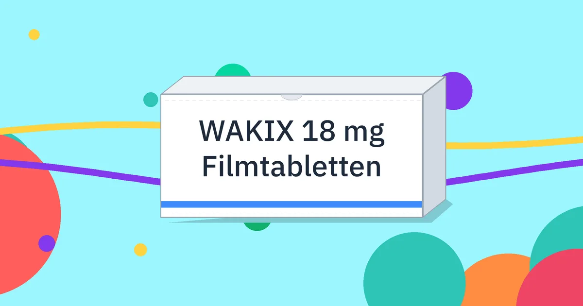 Symbolbild: Packung mit der Aufschrift WAKIX 18 mg Filmtabletten (PZN 16738274) – Verfügbarkeit und Bezug in Apotheken in Frankfurt am Main