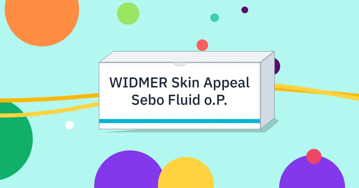 Symbolbild: Packung mit der Aufschrift WIDMER Skin Appeal Sebo Fluid o.P. (PZN 04043012) – Verfügbarkeit und Bezug in Apotheken in Frankfurt am Main