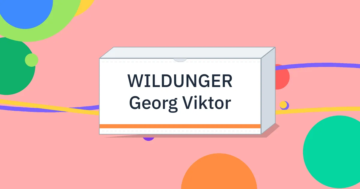 Symbolbild: Packung mit der Aufschrift WILDUNGER Georg Viktor (PZN 03059264) – Verfügbarkeit und Bezug in Apotheken in Frankfurt am Main