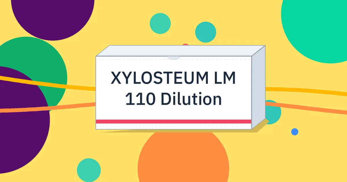 Symbolbild: Packung mit der Aufschrift XYLOSTEUM LM 110 Dilution (PZN 13284766) – Verfügbarkeit und Bezug in Apotheken in Frankfurt am Main