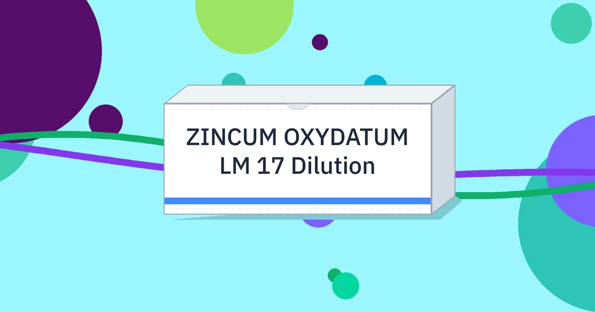 Symbolbild: Packung mit der Aufschrift ZINCUM OXYDATUM LM 17 Dilution (PZN 13296663) – Verfügbarkeit und Bezug in Apotheken in Frankfurt am Main