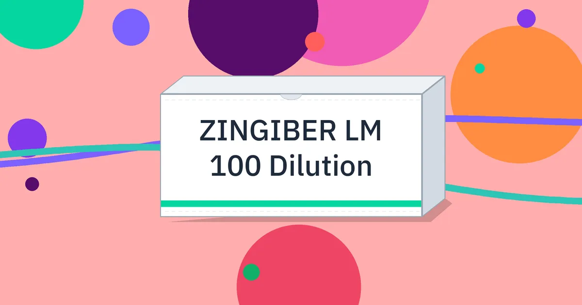 Symbolbild: Packung mit der Aufschrift ZINGIBER LM 100 Dilution (PZN 13302300) – Verfügbarkeit und Bezug in Apotheken in Frankfurt am Main