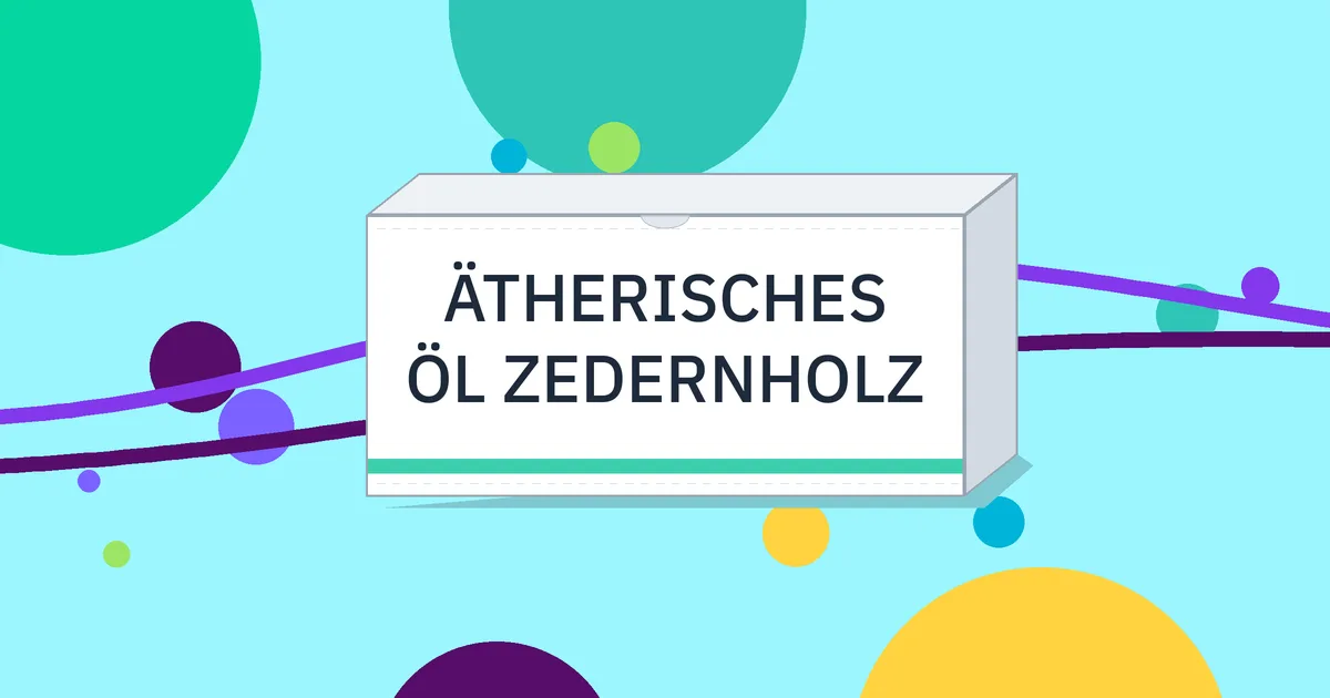 Symbolbild: Packung mit der Aufschrift ÄTHERISCHES ÖL ZEDERNHOLZ (PZN 01237307) – Verfügbarkeit und Bezug in Apotheken in Frankfurt am Main