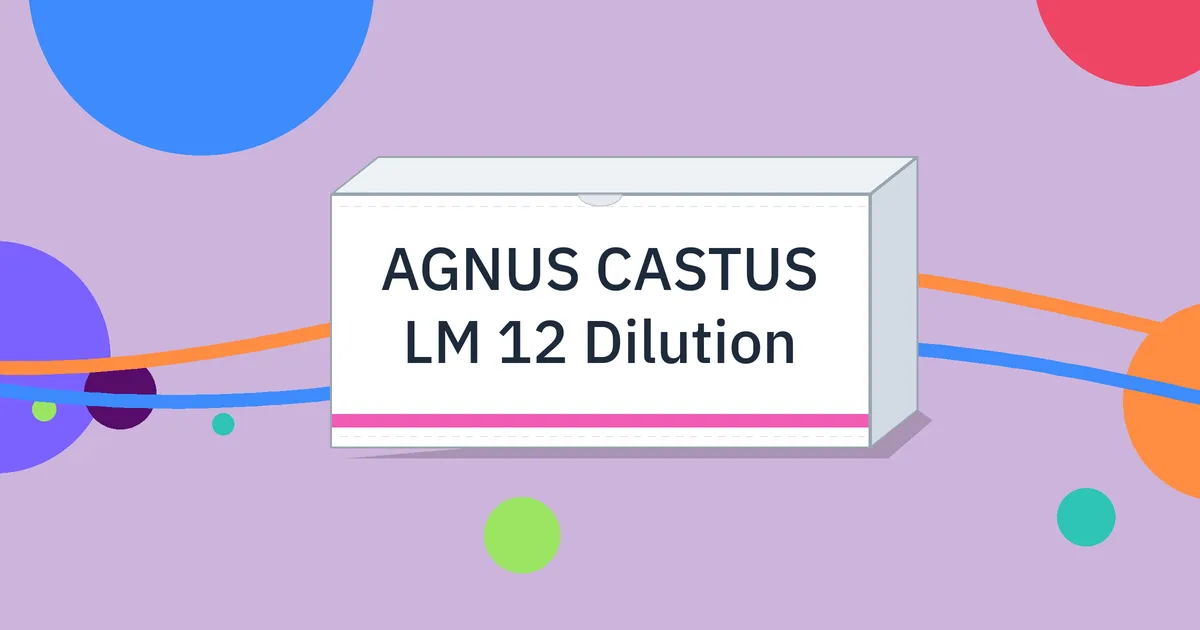 Symbolbild: Packung mit der Aufschrift AGNUS CASTUS LM 12 Dilution (PZN 09650610) – Verfügbarkeit und Bezug in Apotheken in Frankfurt am Main