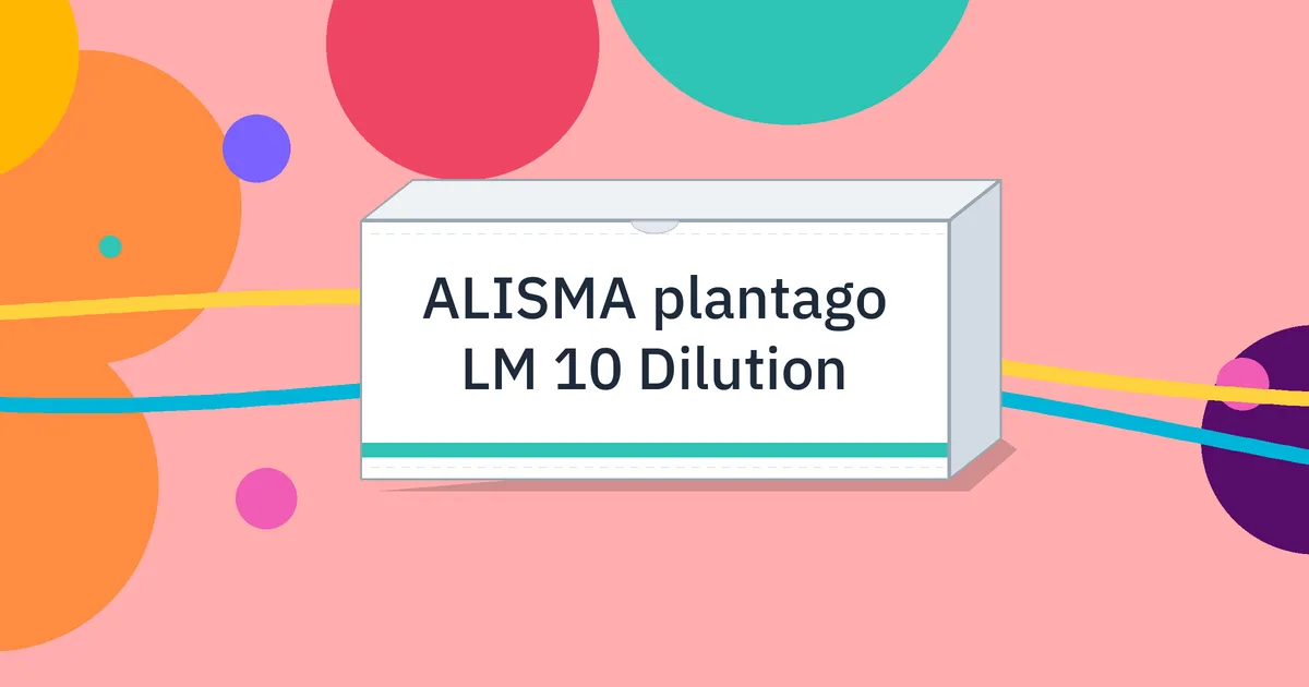 Symbolbild: Packung mit der Aufschrift ALISMA plantago LM 10 Dilution (PZN 13310587) – Verfügbarkeit und Bezug in Apotheken in Frankfurt am Main