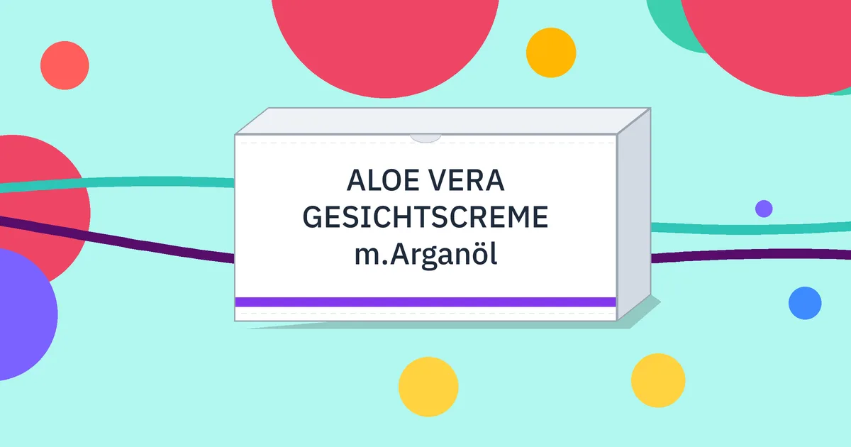 Symbolbild: Packung mit der Aufschrift ALOE VERA GESICHTSCREME m.Arganöl (PZN 17535461) – Verfügbarkeit und Bezug in Apotheken in Frankfurt am Main