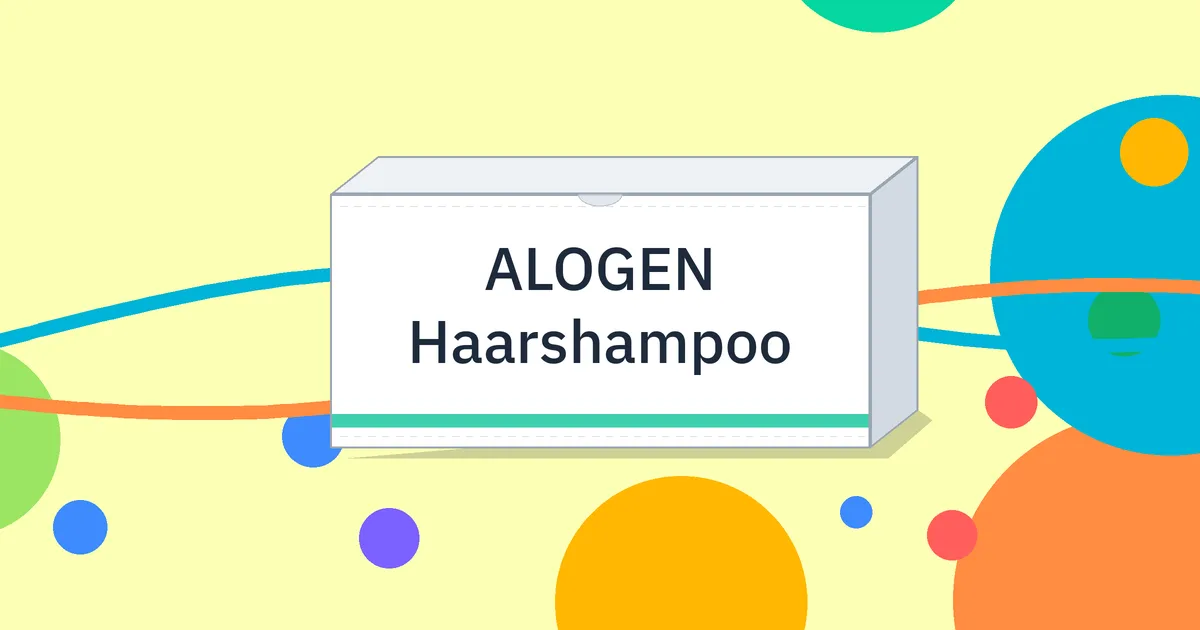 Symbolbild: Packung mit der Aufschrift ALOGEN Haarshampoo (PZN 09527418) – Verfügbarkeit und Bezug in Apotheken in Frankfurt am Main