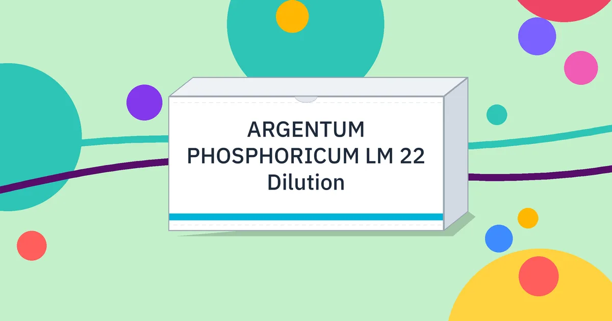 Symbolbild: Packung mit der Aufschrift ARGENTUM PHOSPHORICUM LM 22 Dilution (PZN 12769697) – Verfügbarkeit und Bezug in Apotheken in Frankfurt am Main