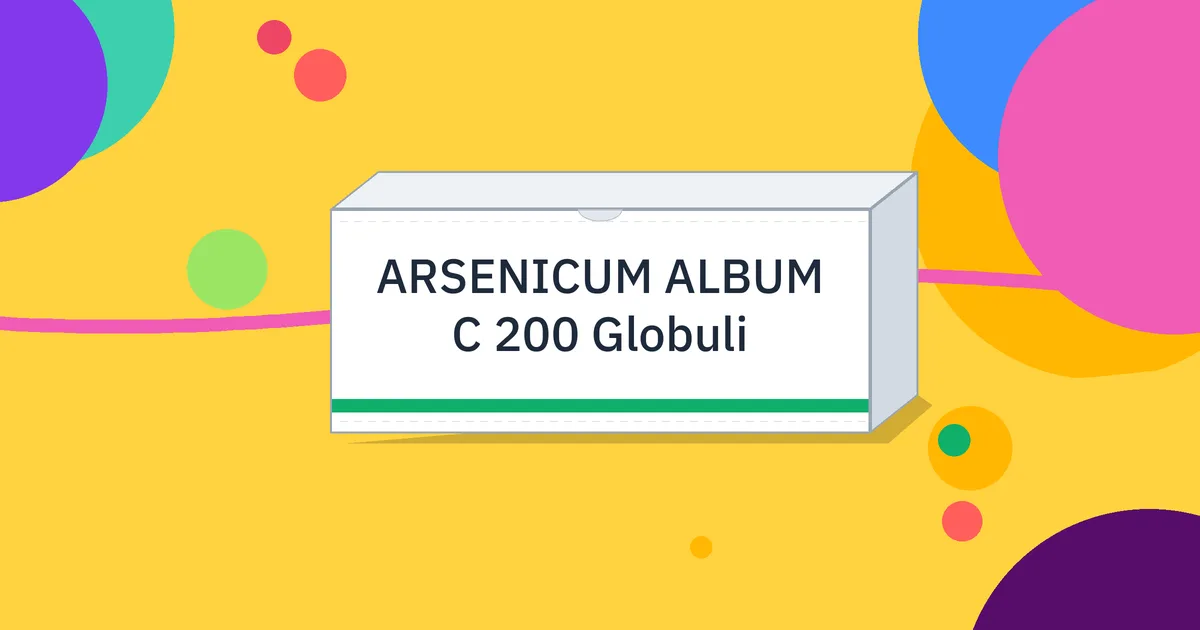 Symbolbild: Packung mit der Aufschrift ARSENICUM ALBUM C 200 Globuli (PZN 02893858) – Verfügbarkeit und Bezug in Apotheken in Frankfurt am Main
