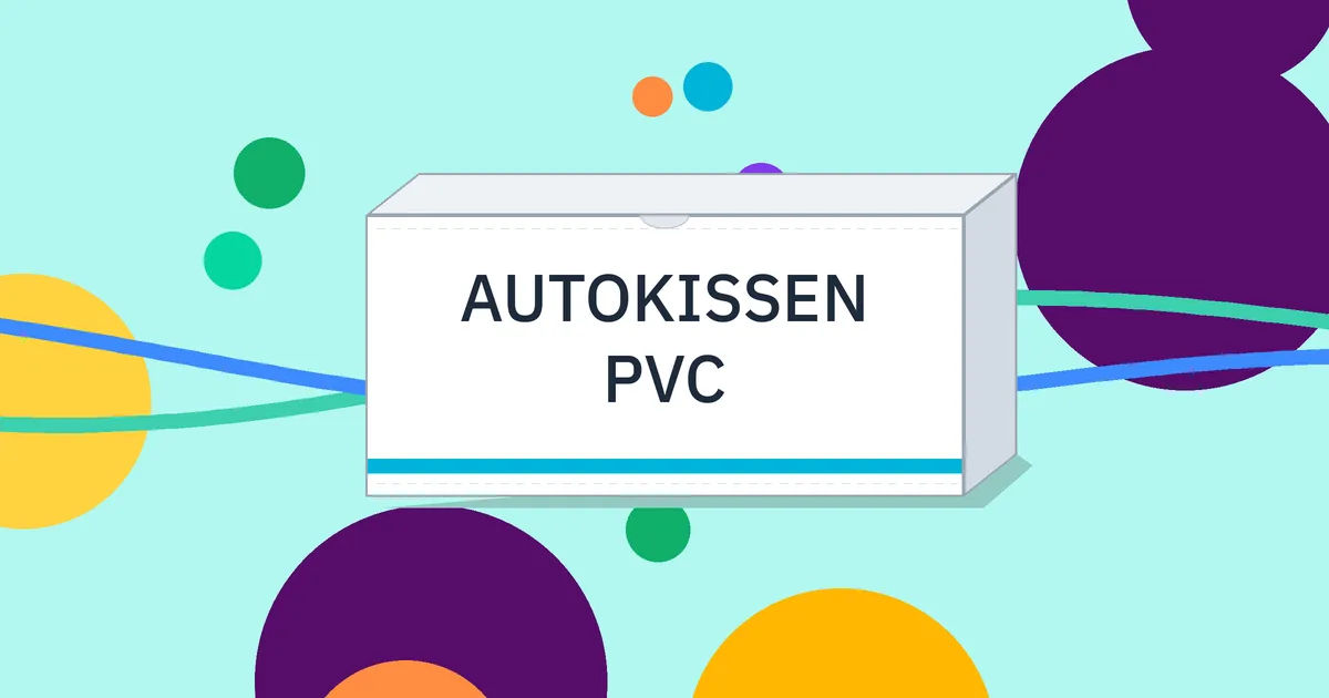 Symbolbild: Packung mit der Aufschrift AUTOKISSEN PVC (PZN 01881735) – Verfügbarkeit und Bezug in Apotheken in Frankfurt am Main