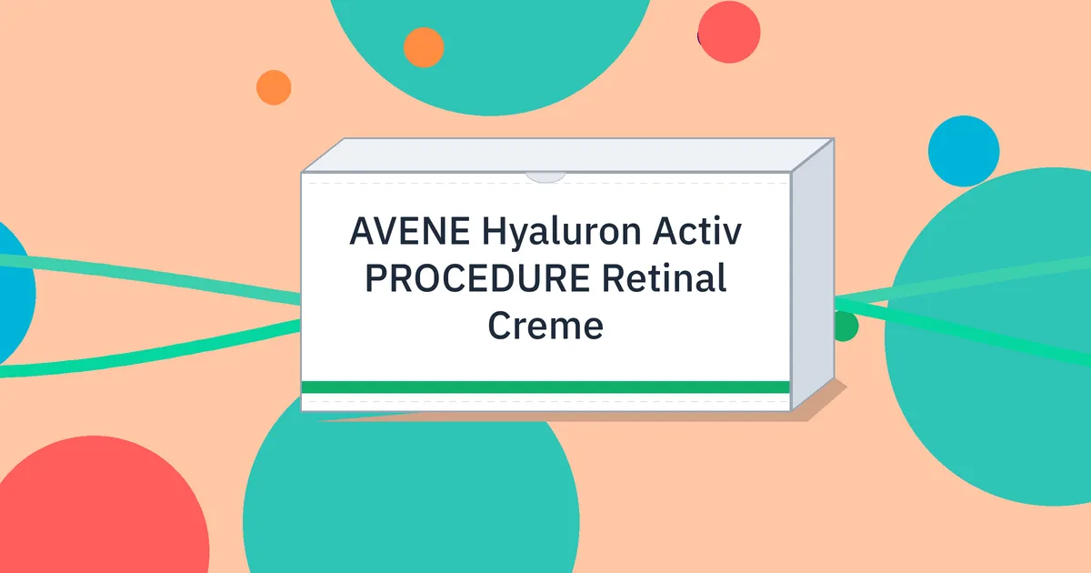 Symbolbild: Packung mit der Aufschrift AVENE Hyaluron Activ PROCEDURE Retinal Creme (PZN 19647129) – Verfügbarkeit und Bezug in Apotheken in Frankfurt am Main