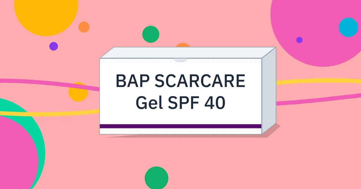 Symbolbild: Packung mit der Aufschrift BAP SCARCARE Gel SPF 40 (PZN 19174636) – Verfügbarkeit und Bezug in Apotheken in Frankfurt am Main