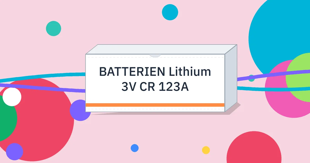 Symbolbild: Packung mit der Aufschrift BATTERIEN Lithium 3V CR 123A (PZN 02430035) – Verfügbarkeit und Bezug in Apotheken in Frankfurt am Main