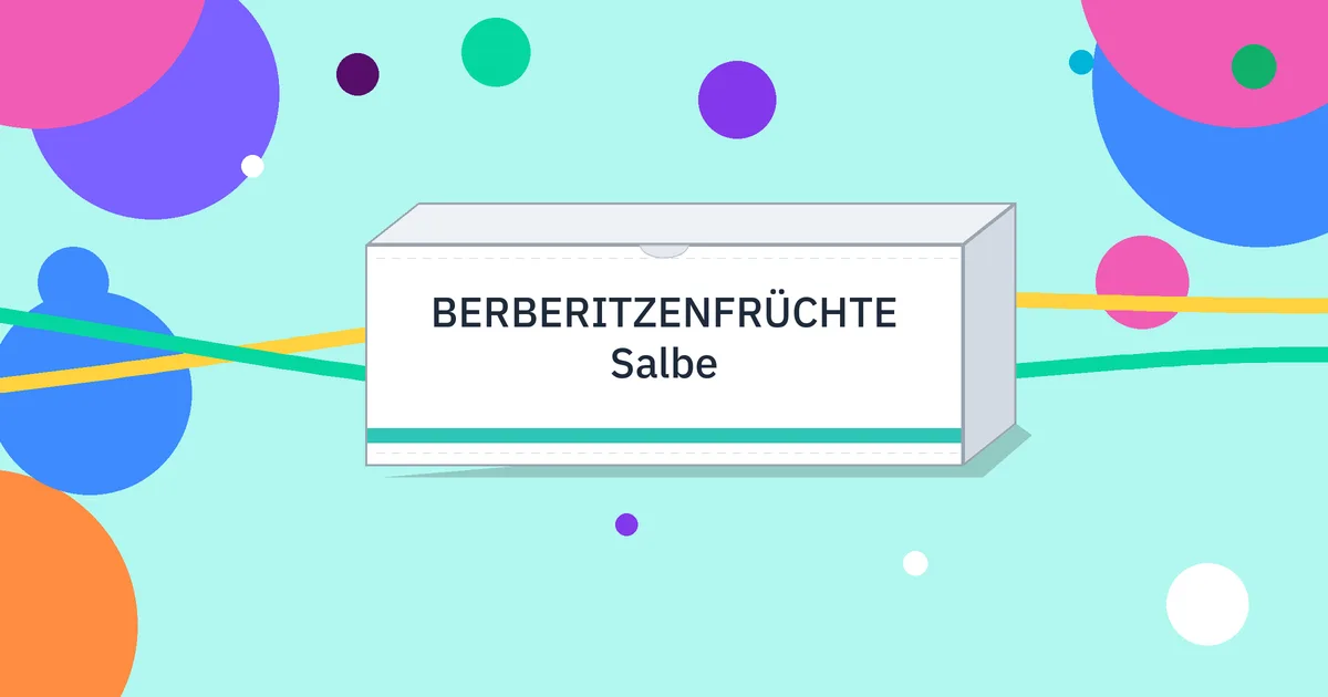 Symbolbild: Packung mit der Aufschrift BERBERITZENFRÜCHTE Salbe (PZN 17937248) – Verfügbarkeit und Bezug in Apotheken in Frankfurt am Main