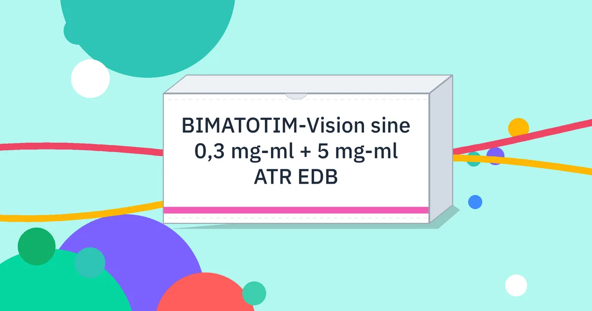 Symbolbild: Packung mit der Aufschrift BIMATOTIM-Vision sine 0,3 mg-ml + 5 mg-ml ATR EDB (PZN 19118508) – Verfügbarkeit und Bezug in Apotheken in Frankfurt am Main