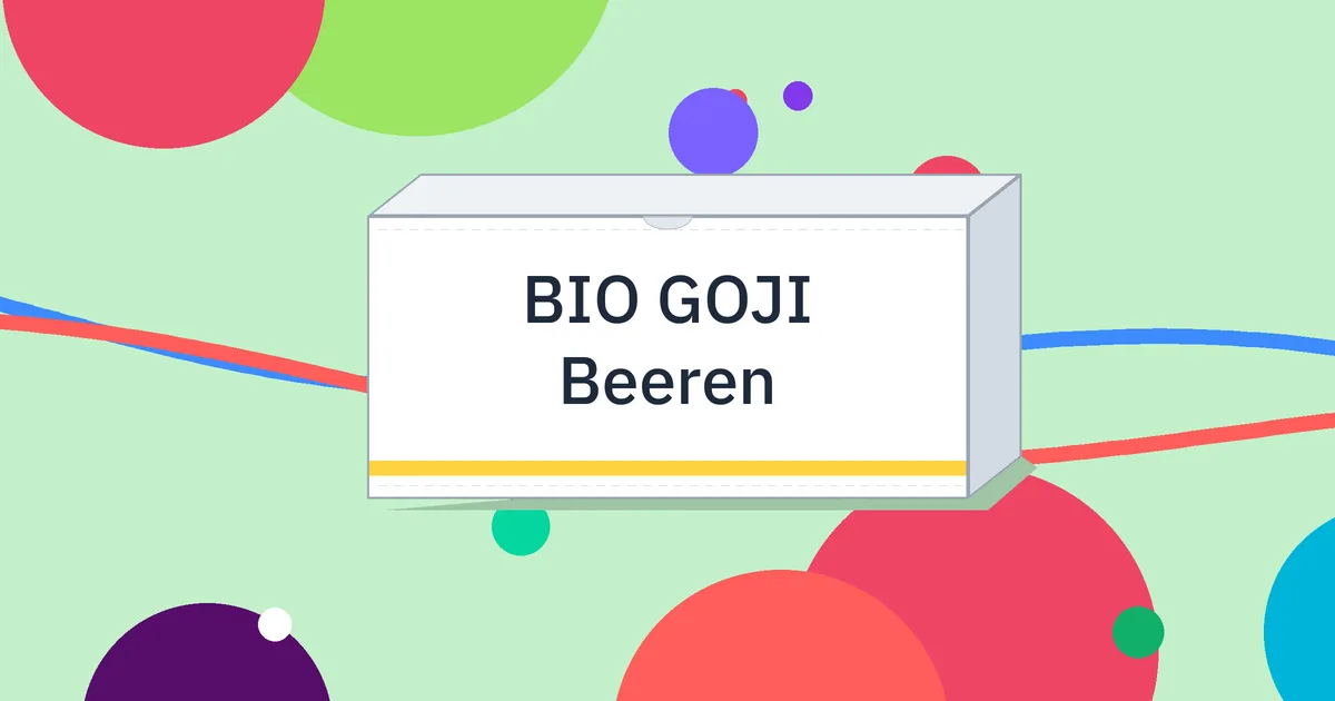 Symbolbild: Packung mit der Aufschrift BIO GOJI Beeren (PZN 09464907) – Verfügbarkeit und Bezug in Apotheken in Frankfurt am Main