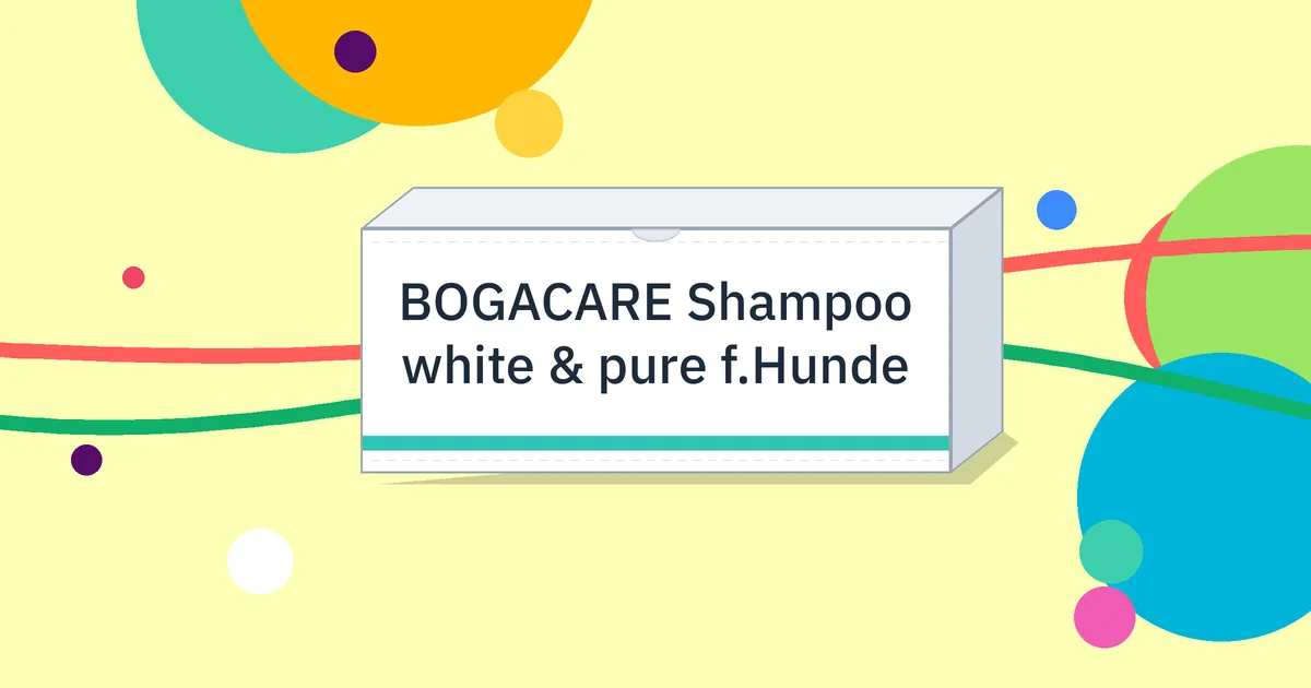 Symbolbild: Packung mit der Aufschrift BOGACARE Shampoo white & pure f.Hunde (PZN 17152777) – Verfügbarkeit und Bezug in Apotheken in Frankfurt am Main