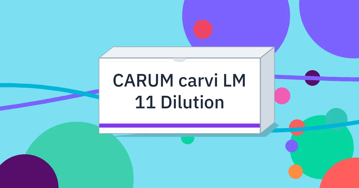 Symbolbild: Packung mit der Aufschrift CARUM carvi LM 11 Dilution (PZN 12811181) – Verfügbarkeit und Bezug in Apotheken in Frankfurt am Main
