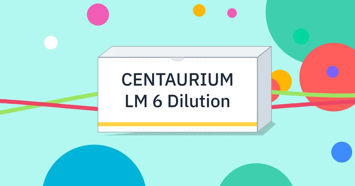 Symbolbild: Packung mit der Aufschrift CENTAURIUM LM 6 Dilution (PZN 13436064) – Verfügbarkeit und Bezug in Apotheken in Frankfurt am Main
