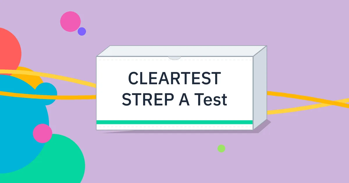 Symbolbild: Packung mit der Aufschrift CLEARTEST STREP A Test (PZN 11895342) – Verfügbarkeit und Bezug in Apotheken in Frankfurt am Main
