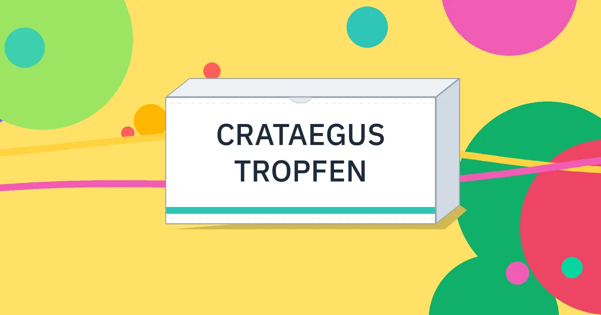 Symbolbild: Packung mit der Aufschrift CRATAEGUS TROPFEN (PZN 12517501) – Verfügbarkeit und Bezug in Apotheken in Frankfurt am Main