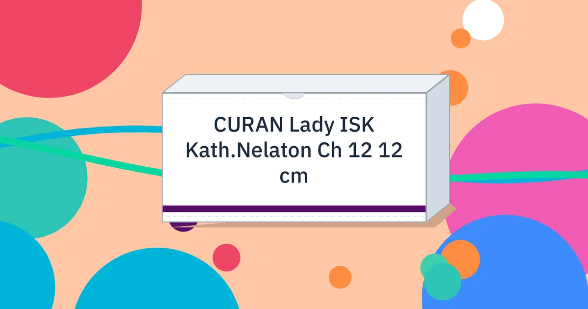 Symbolbild: Packung mit der Aufschrift CURAN Lady ISK Kath.Nelaton Ch 12 12 cm (PZN 19341985) – Verfügbarkeit und Bezug in Apotheken in Frankfurt am Main