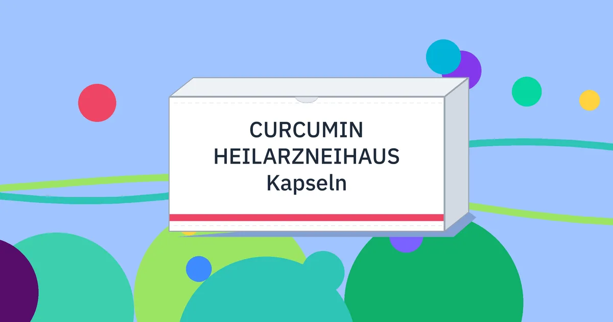 Symbolbild: Packung mit der Aufschrift CURCUMIN HEILARZNEIHAUS Kapseln (PZN 15875997) – Verfügbarkeit und Bezug in Apotheken in Frankfurt am Main