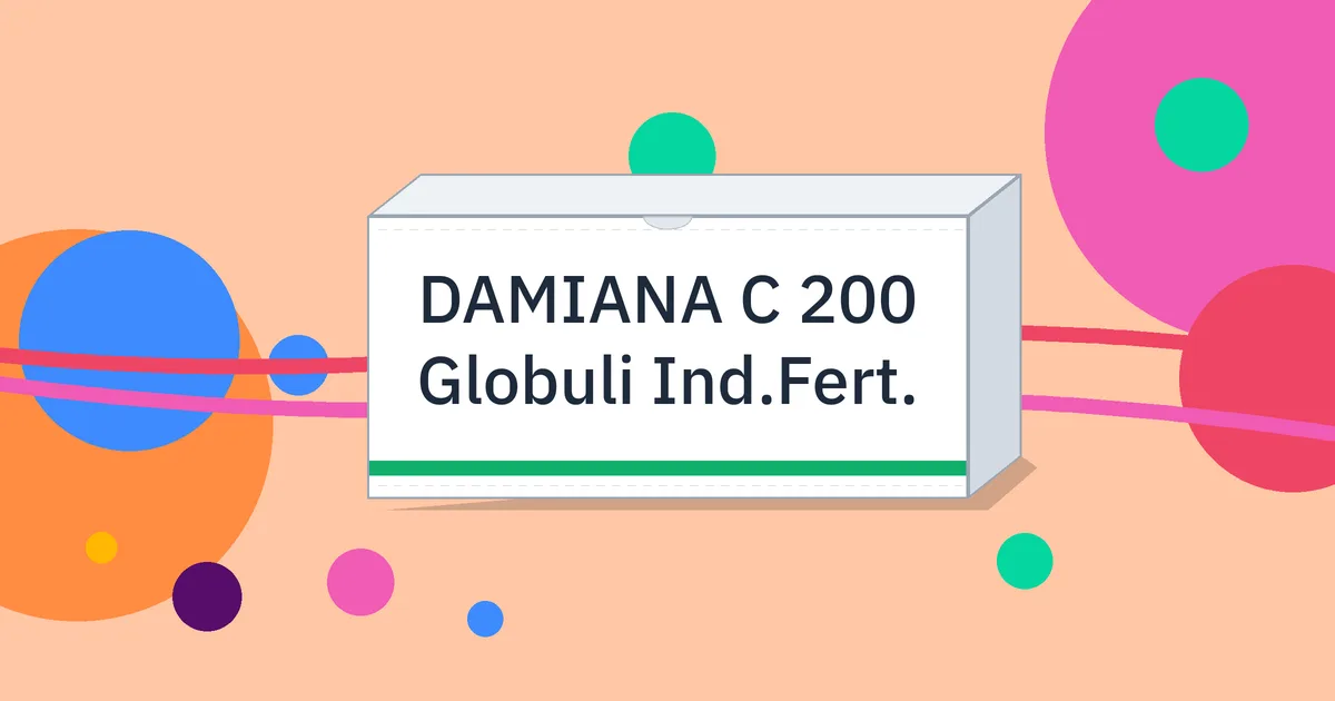 Symbolbild: Packung mit der Aufschrift DAMIANA C 200 Globuli Ind.Fert. (PZN 17675943) – Verfügbarkeit und Bezug in Apotheken in Frankfurt am Main